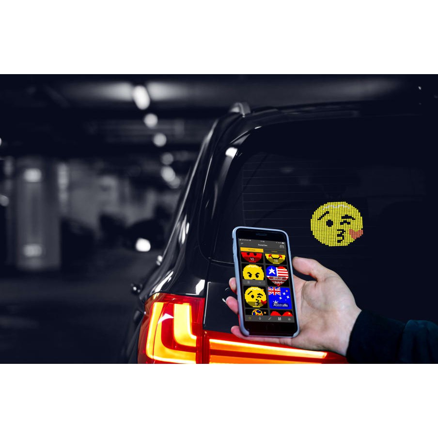 Mojipic Voice Controlled Emoji Car LED Display (Original) | Shopee Malaysia