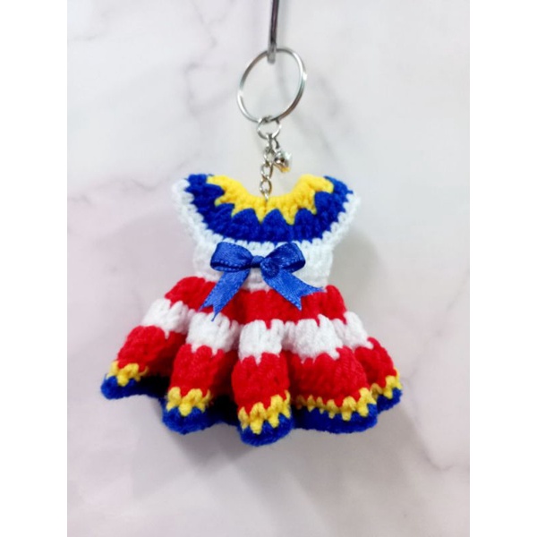 HANDMADE CROCHET | RANTAI KUNCI JALUR GEMILANG | MERDEKA | WARNA ...