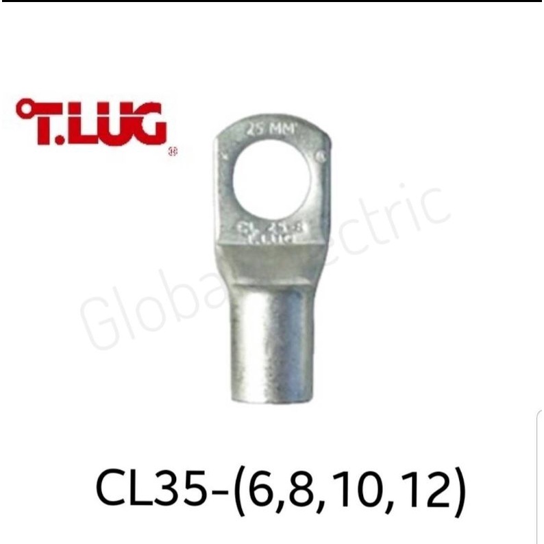 Copper Fish Tail Model Thick European Style Cable Lugs CL Type CL35-10 T Lug | Shopee Malaysia