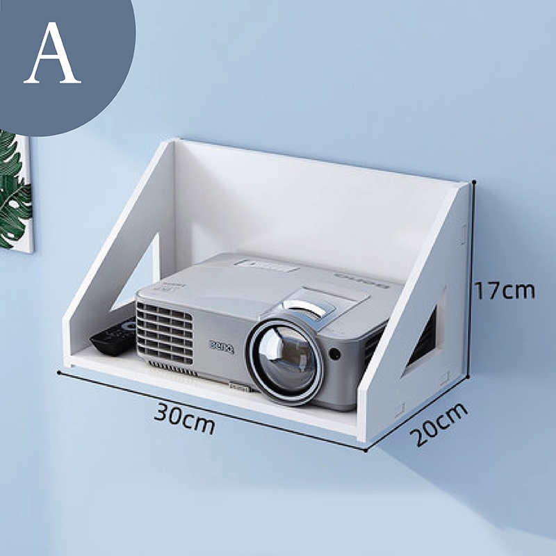 Living room wall hanging shelf triangle shape rack phone charging ...