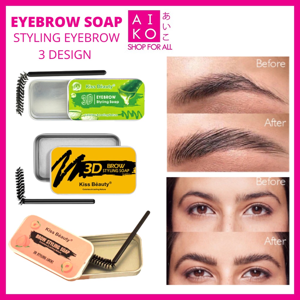 Aiko Eyebrow Styling Wax Kiss Beauty 3d Brow Styling Soap 10g