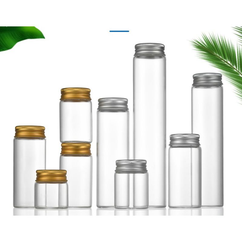 THIN GLASS JAR!!BOROSILICATE GLASS JAR WITH ALUMINIUM CAP FOR SCRUB ...