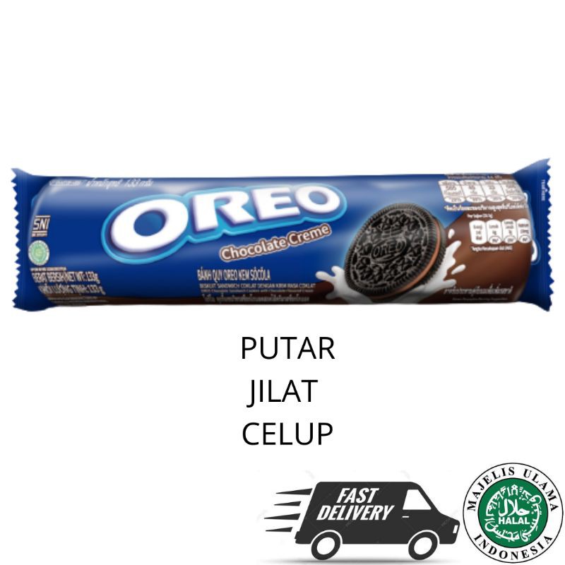 [READY STOCK] OREO CHOCOLATE CREME 133g (biskut/biscuits/cookies ...