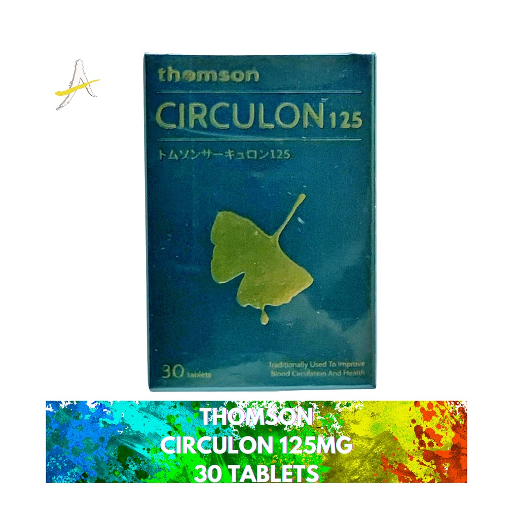 Thomson Circulon 125mg Activated Ginkgo Biloba 30 Tablets | Shopee Malaysia