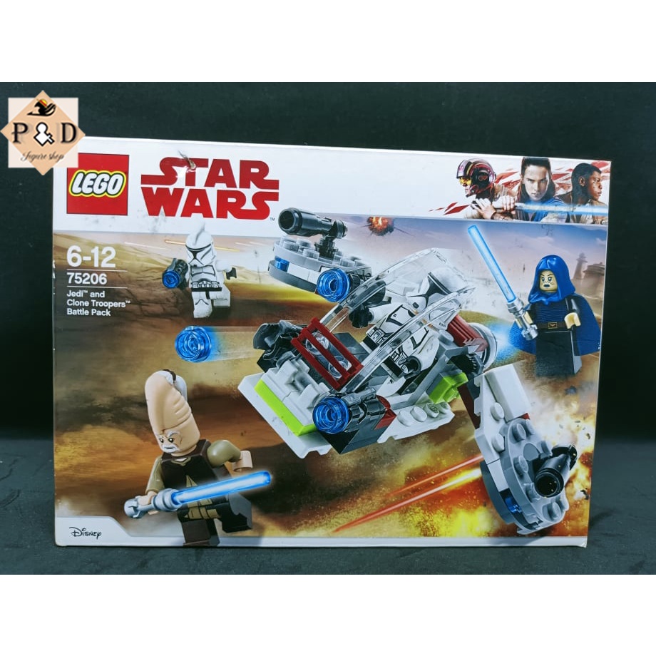 LEGO 75206 Star Wars Jedi and Clone Troopers Battle Pack | Shopee Malaysia