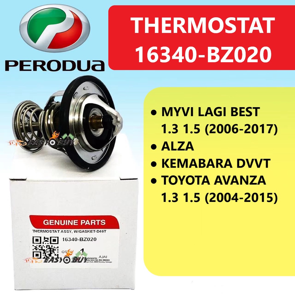 ORIGINAL PERODUA THERMOSTAT 80°C - PERODUA MYVI LAGI BEST 1.3 1.5 (2006 ...