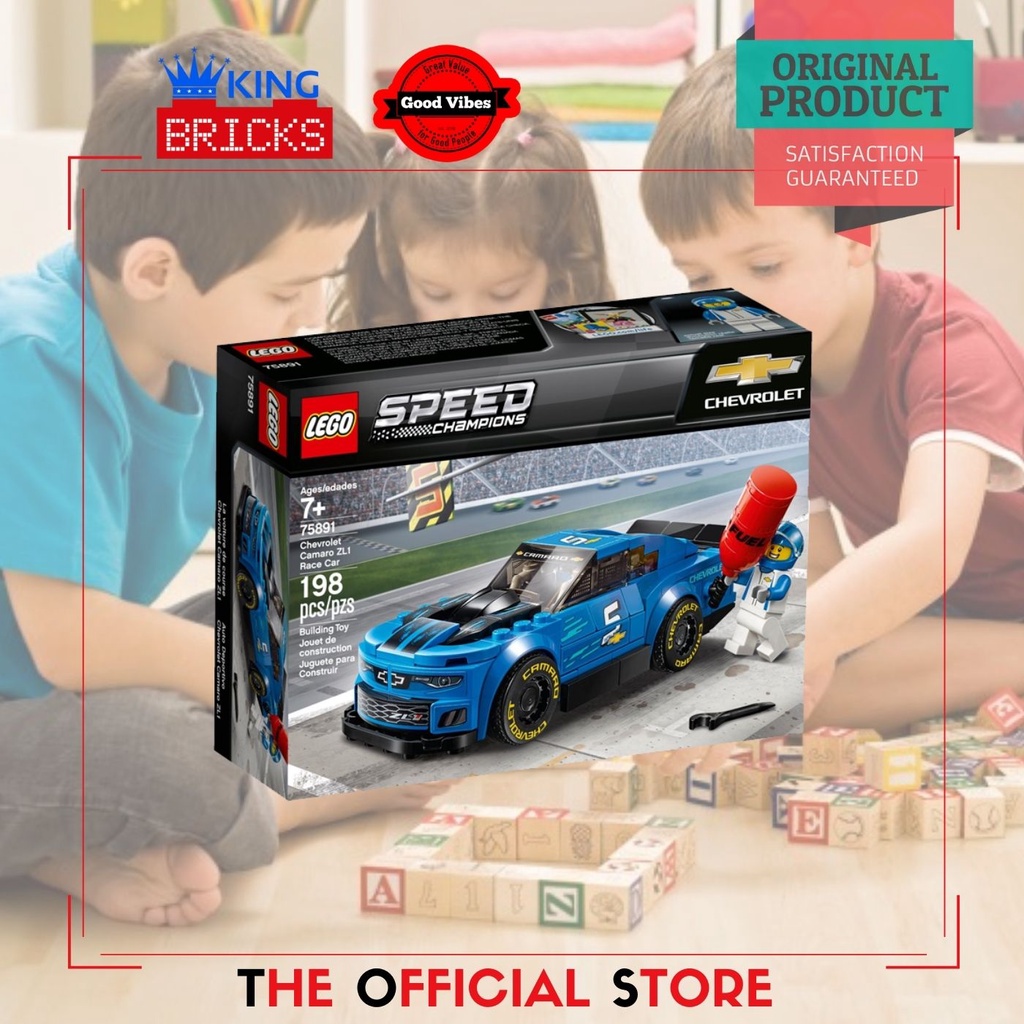 Lego Original SPEED CHAMPIONS 75891 Chevrolet Camaro ZL1 Race Car ...