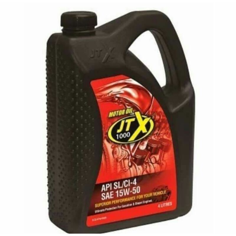 Minyak Hitam / Pelincir Kereta / Motor JTX (Merah) Engin Oil Car ...