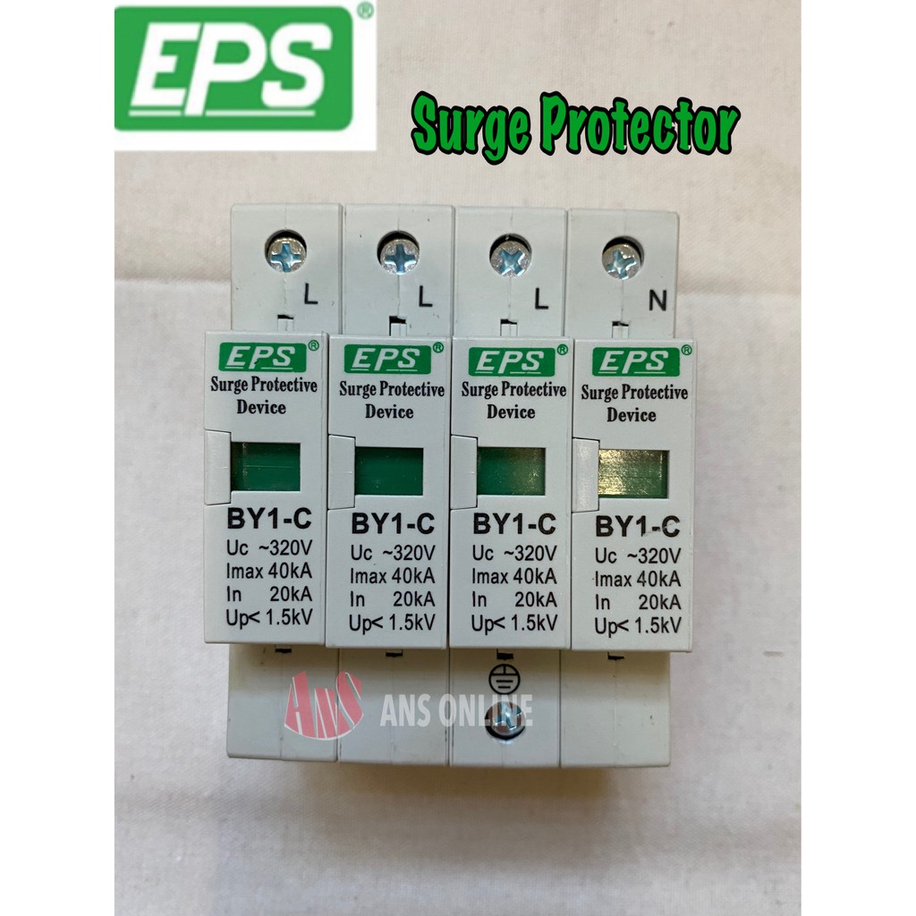 EPS 4P + N 20 / 40 KA SURGE SUPPRESSOR / SURGE PROTECTOR (3 PHASE ...