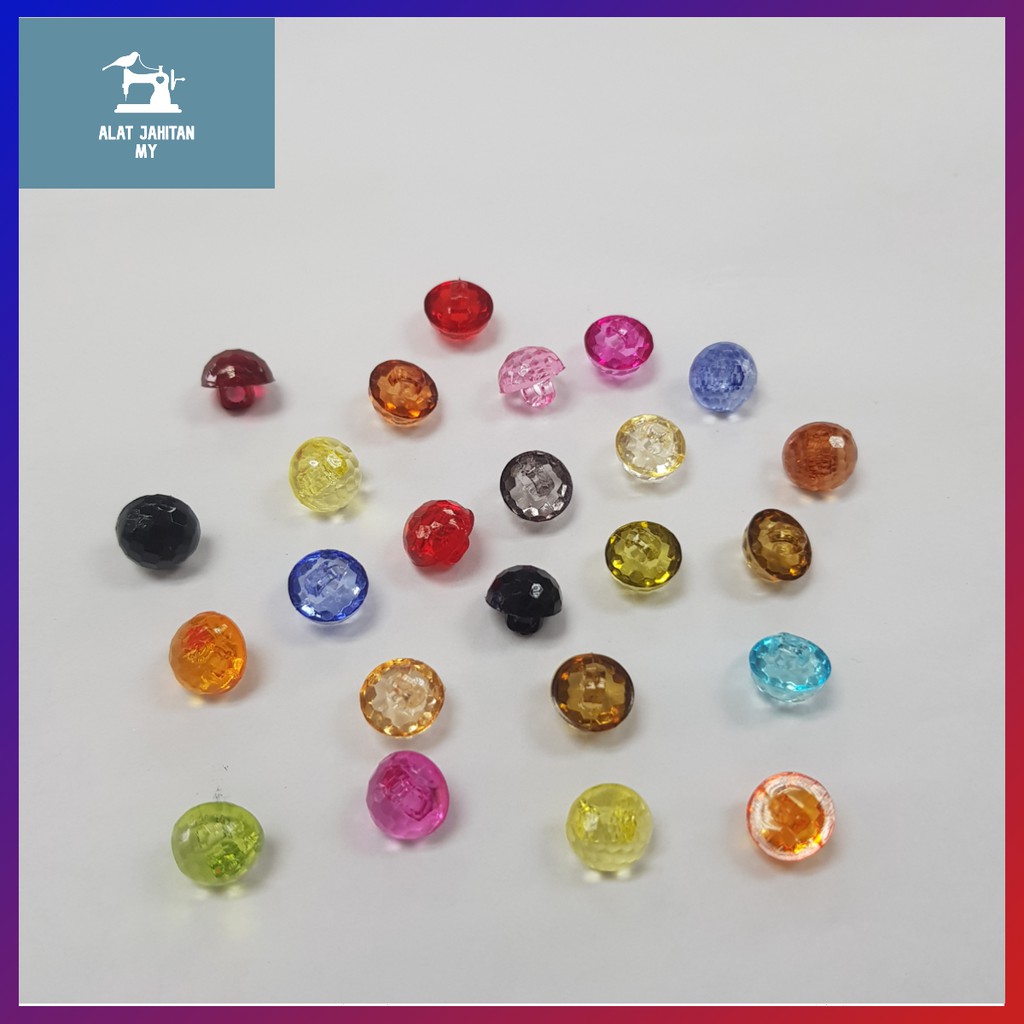 Clothes Button (24pcs/pack) 1cm | Butang Baju | Shopee Malaysia