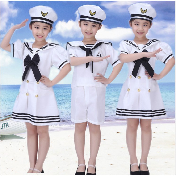 Girls & BOYS CAPTAIN COSPLAY COSTUME includes CAPTAIN's hat | Shopee ...