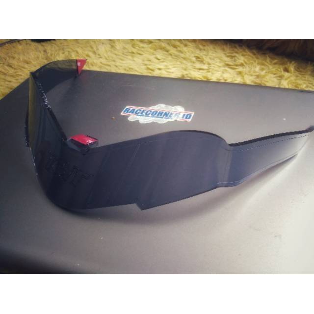 Spoiler Helmet KYT K2R K2 Rider/Open Venom - Smoke | Shopee Malaysia