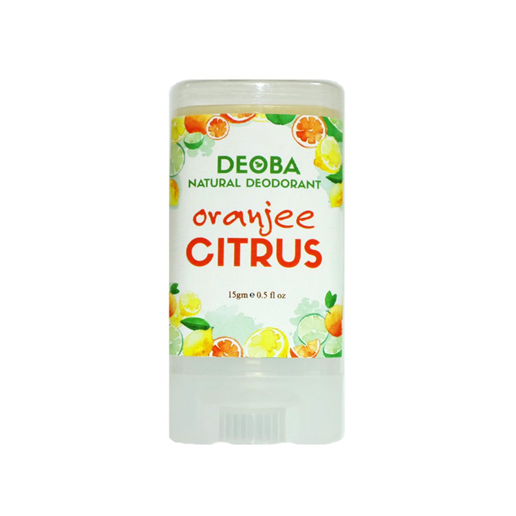 ORANJEE CITRUS - DEOBA Natural Deodorant (Travel Size) | Shopee Malaysia