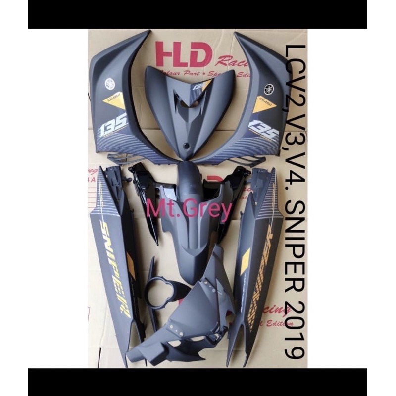 HLD Cover Set LC135 V2/V3/V4/V5/V6 Sniper Matt Black Gold/Matt Black ...