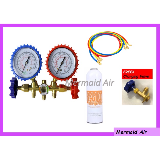 Masuk Gas/ R410 Gas / Aircond Gas / R410a / Aircond Manifold gauge ...