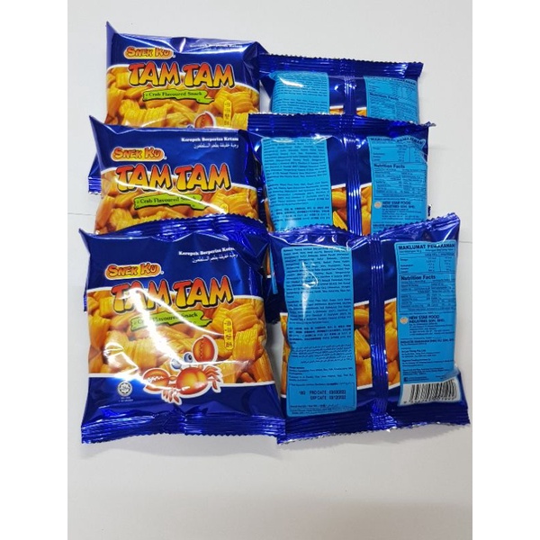 Snek Ku TamTam Crab Flavoured Snack 16g | Shopee Malaysia
