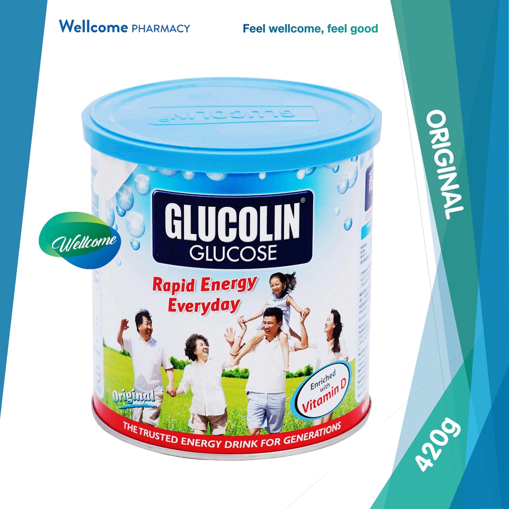 Glucolin Original Glucose Powder with Vitamin D3 - 420g | Shopee Malaysia