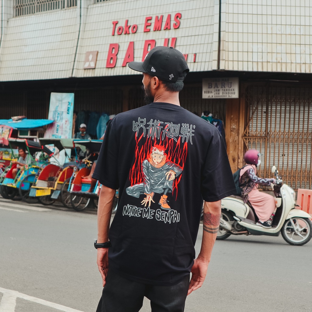 Notice Me Sentai TShirt Black "Yuuji Itadori" | Shopee Malaysia