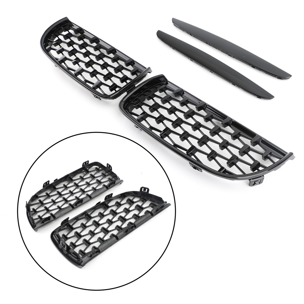 Car grill BMW E90 Sedan E91 Wagon 3-Series 2005-2008 51712151895 Grill ...
