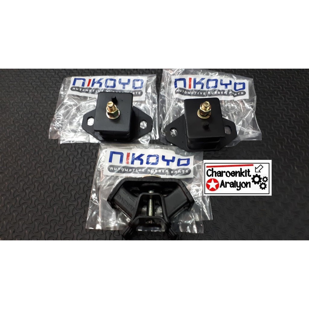NIKOYO Engine Mount Rubber Set Gear For TOYOTA Mighty X MT-X Mighty-X 3 ...
