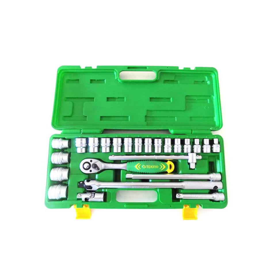 TEKIRO 24pcs Sock Wrench Set 1/2′ 6PT (Plastic Box) | Shopee Malaysia