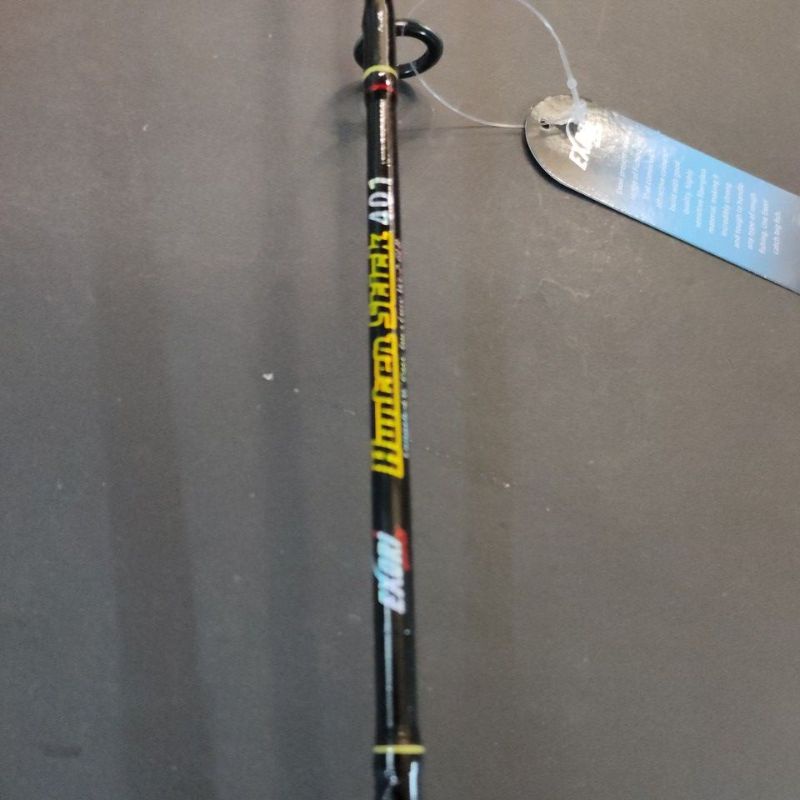 joran udang prawn rod/ hunter stick / prawn reel / exori / santec ...