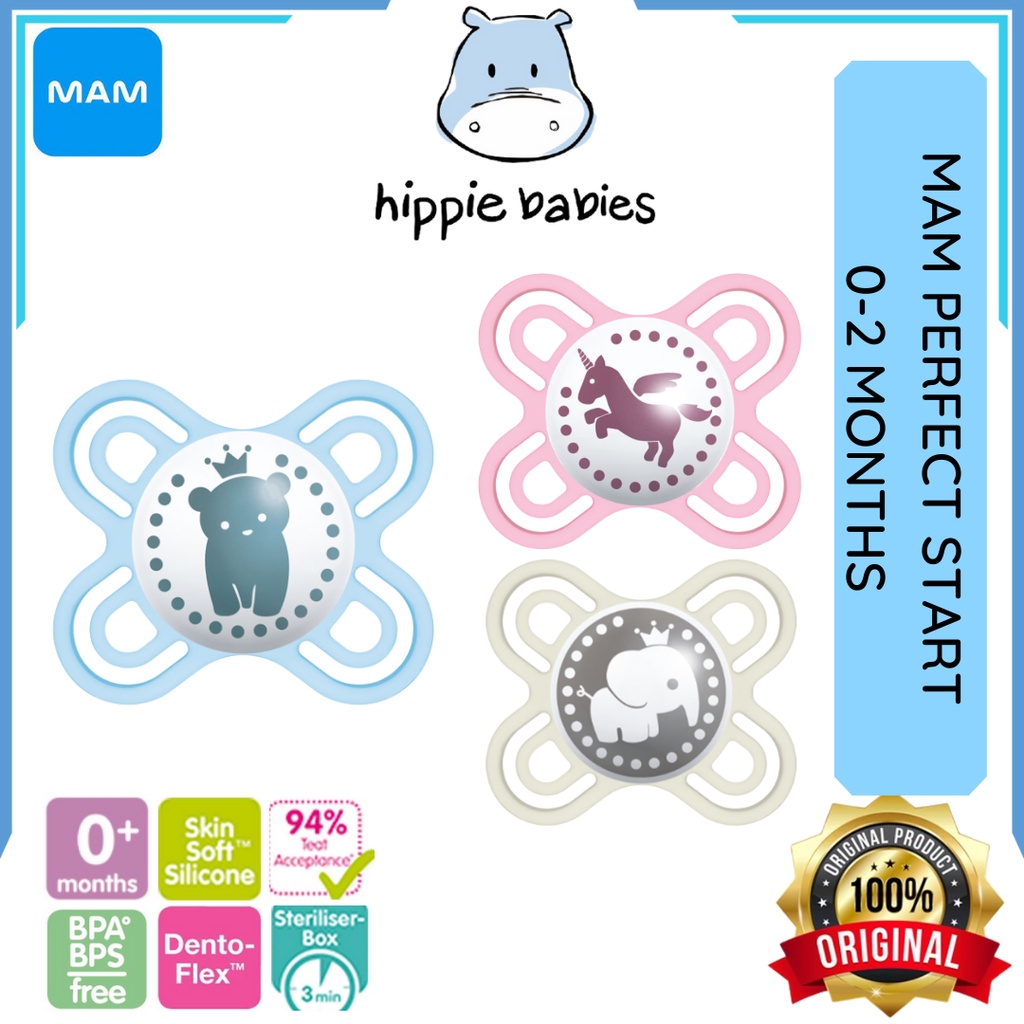 MAM Perfect Start Pacifier (0-2Months) | Shopee Malaysia