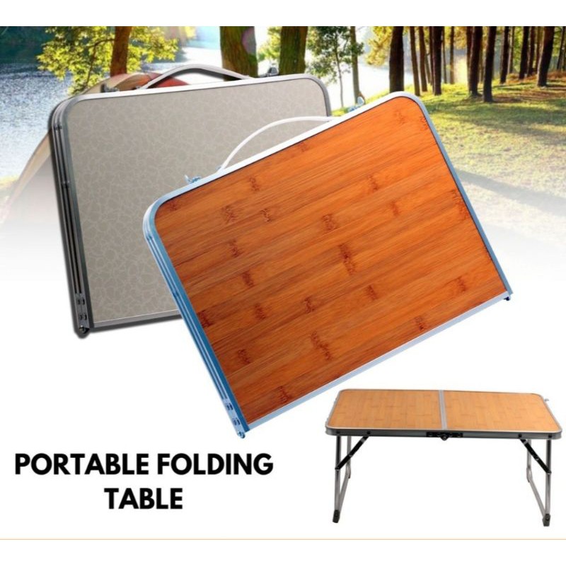 Meja Lipat Lipat Serbaguna Meja Camping 40cm x 60cm Meja Belajar Meja ...
