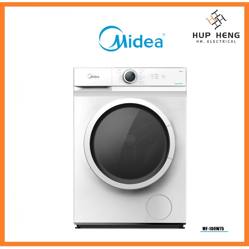 Midea 7.5kg Inverter Front Load Washing Machine MF100W75 | Shopee Malaysia