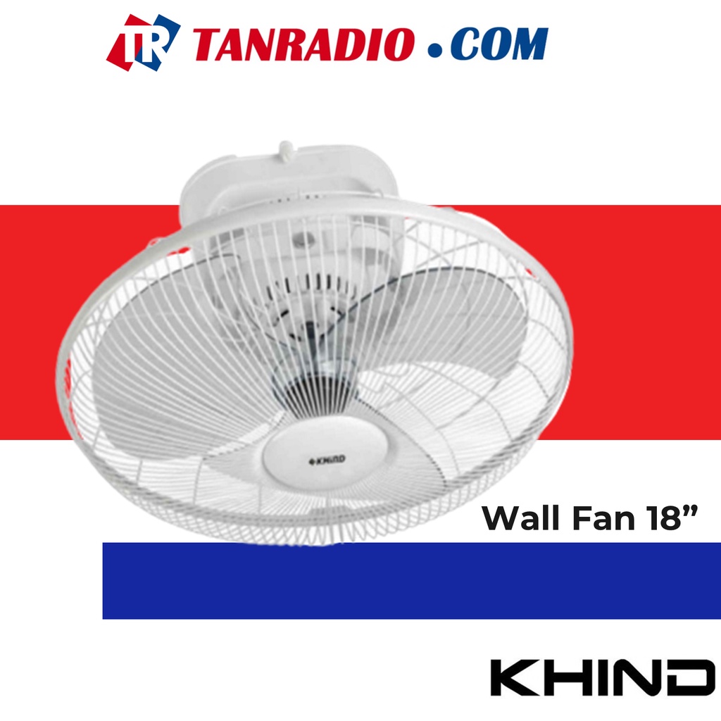 Khind Auto Fan Round Cooling 360 Degree Rotation Durable Motor AF-1801 ...