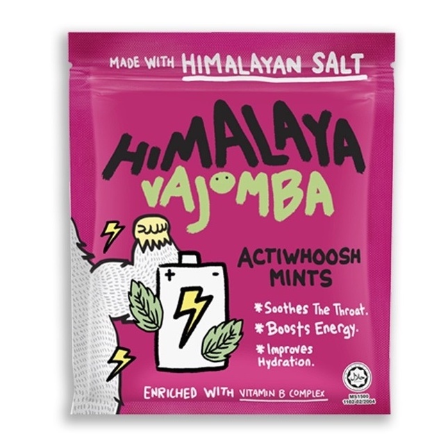 HIMALAYA VAJOMBA HONEY LIME MINTS CANDY / ACTIWHOOSH MINTS 6'S / PACKET ...