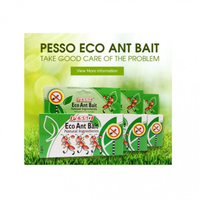 PESSO Eco Ant Bait (3 Packs x 2 Pcs) | Ubat Semut | Shopee Malaysia