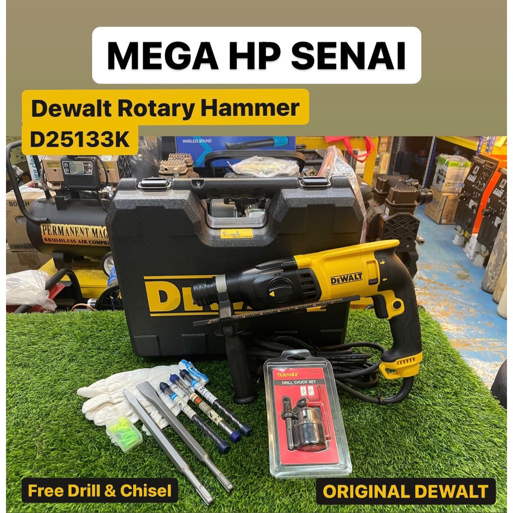 Dewalt D25133K Rotary Hammer Drill 800W *3 Years Warranty + Foc Drill ...