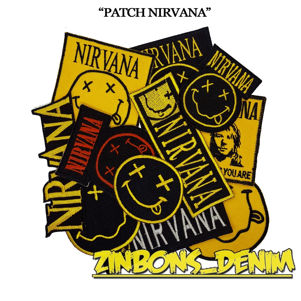 Quality Nirvana Embroidery Patch/Nirvana logo Sewing Embroidery Patch ...