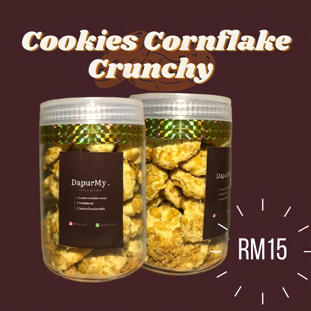 Cornflakes Cookies Crunchy & Cornflakes Oat Crunchy | Shopee Malaysia