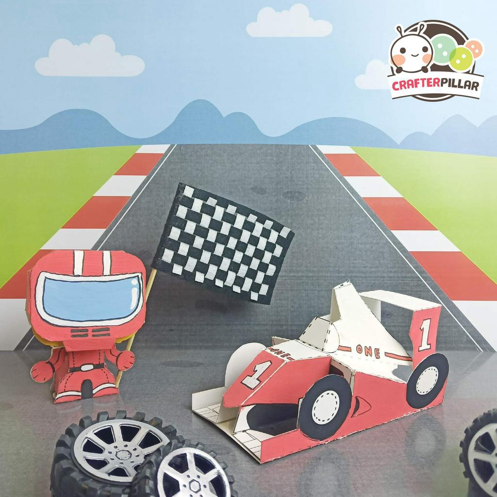 Formula 1 - BOXIE CRAFT (DIY 3D Paper Folding Model Art Craft Cartoon ...
