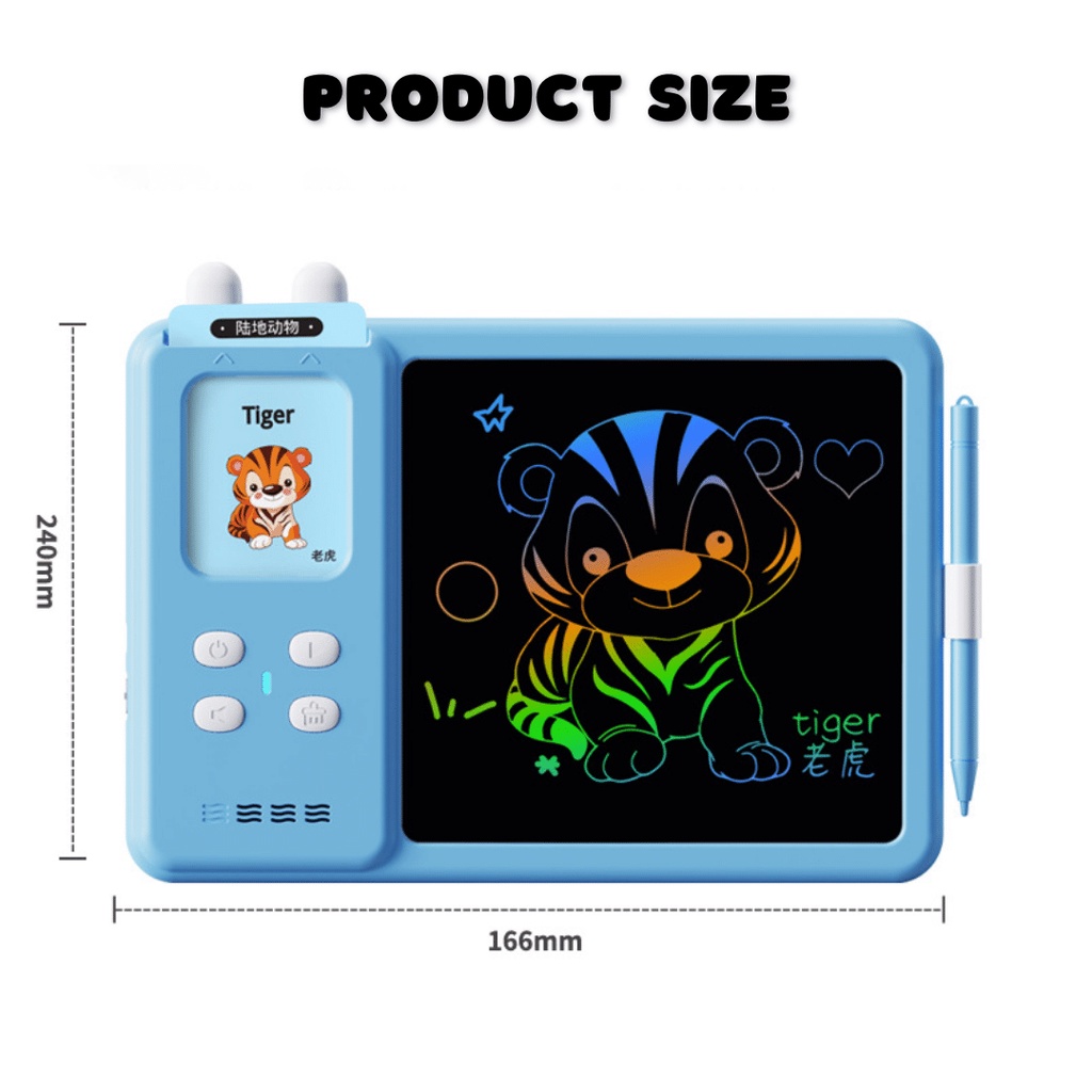 SIMI Smart Card Learning Tablet Educational Toy Early Learning Drawing ...