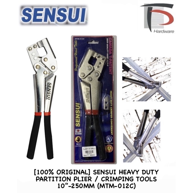 [100% ORIGINAL] SENSUI HEAVY DUTY PARTITION PLIER / CRIMPING TOOLS 10 ...