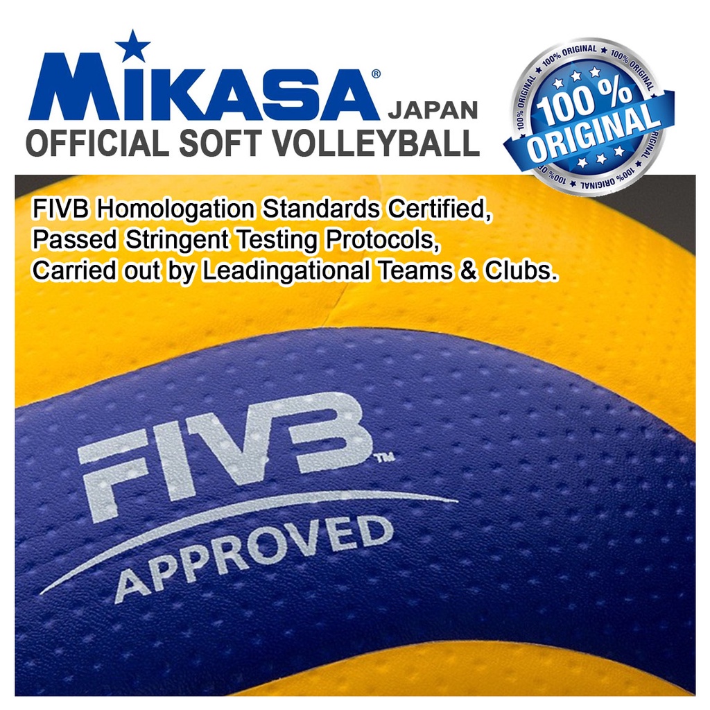 [100% Original] Mikasa Volleyball MVA 390w 330w 300w 200w Size 5 Volley ...