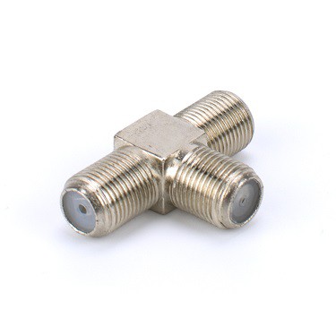 3 Way F Type Female Adapter T Splitter Connector (2pcs) | Shopee Malaysia