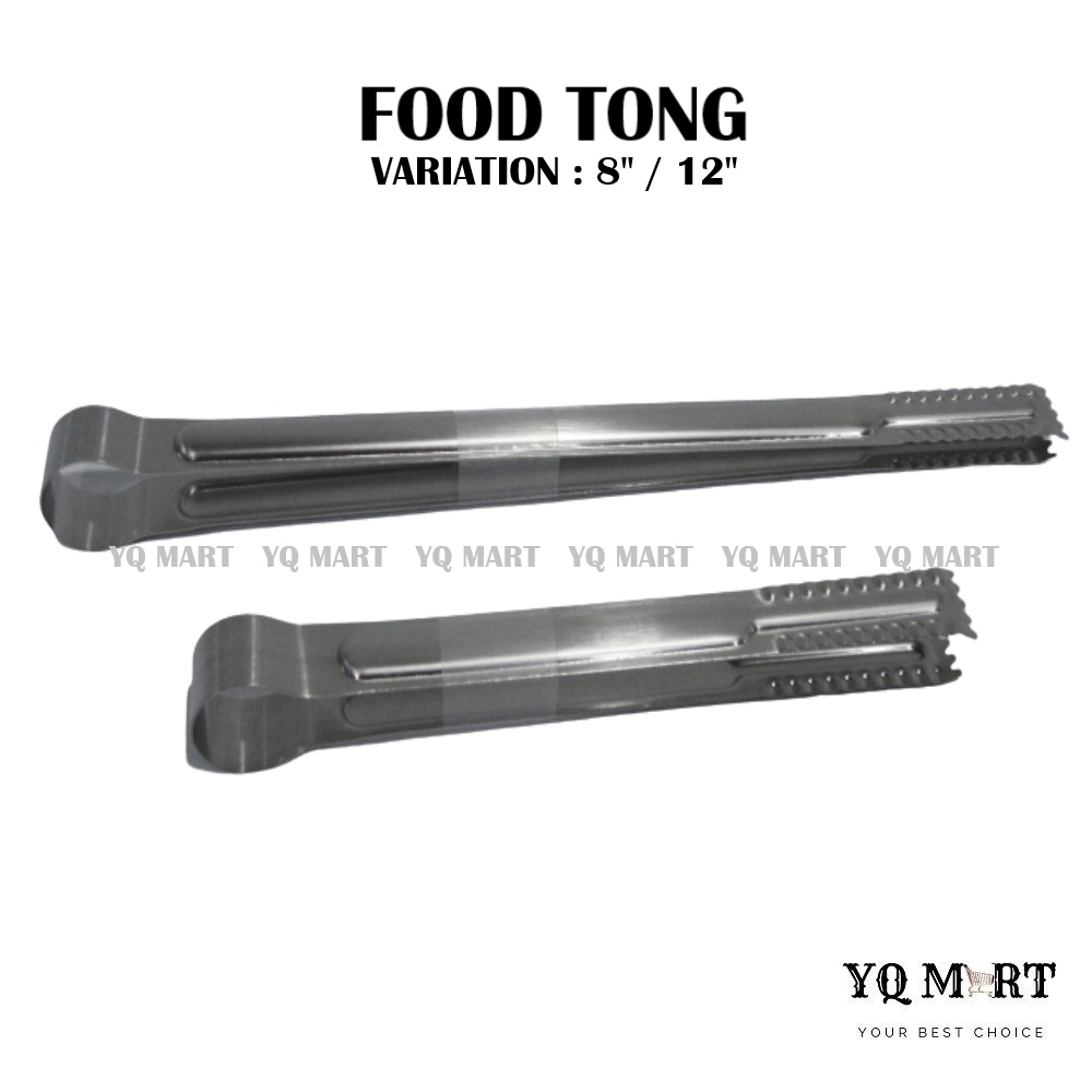 8"/12" Food Tong/ Penyepit Makanan/ Penyepit Kuih/Bbq Tong/Korean Bbq ...