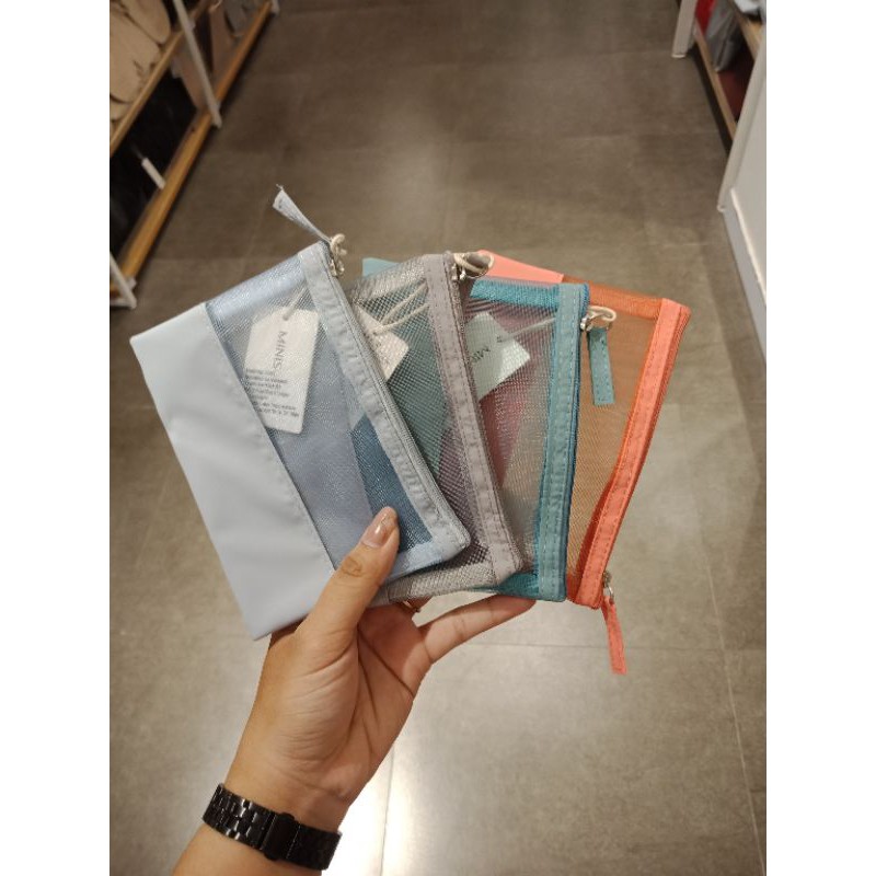 Mini Wallet / ORIGINAL MINISO Transparent POUCH | Shopee Malaysia