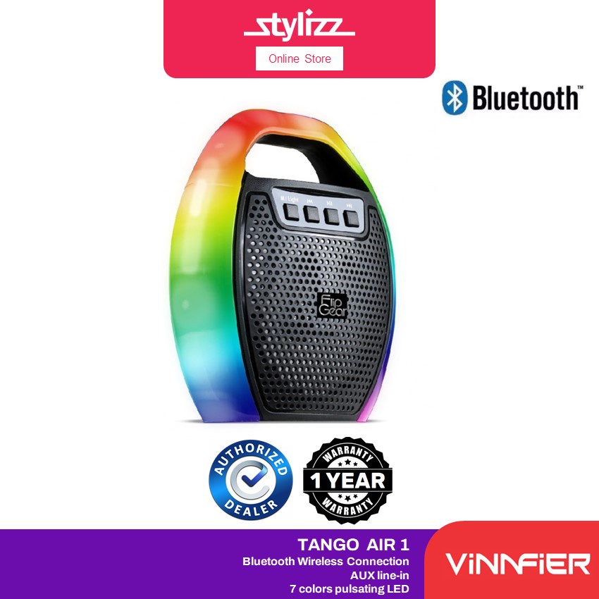 VINNFIER TANGO AIR 1 (2021) PORTABLE TWS WIRELESS PORTABLE BLUETOOTH SPEAKER WITH AUX LINE-IN ...