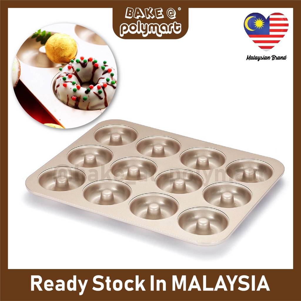 Pan Cup Doughnut Mould/ Acuan Donut (12Pcs) | Shopee Malaysia