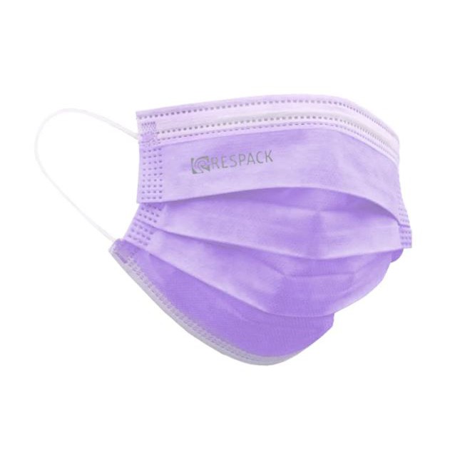 RESPACK Purple Color 3 Ply Disposable Surgical Face Mask 50's / 医用口罩 50 ...