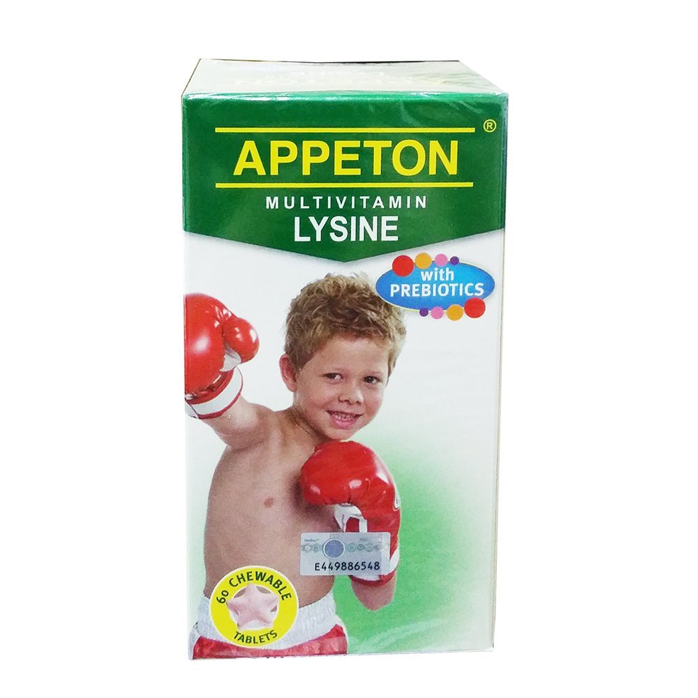 APPETON MULTIVITAMIN LYSINE WITH PREBIOTIC 60's | Shopee Malaysia
