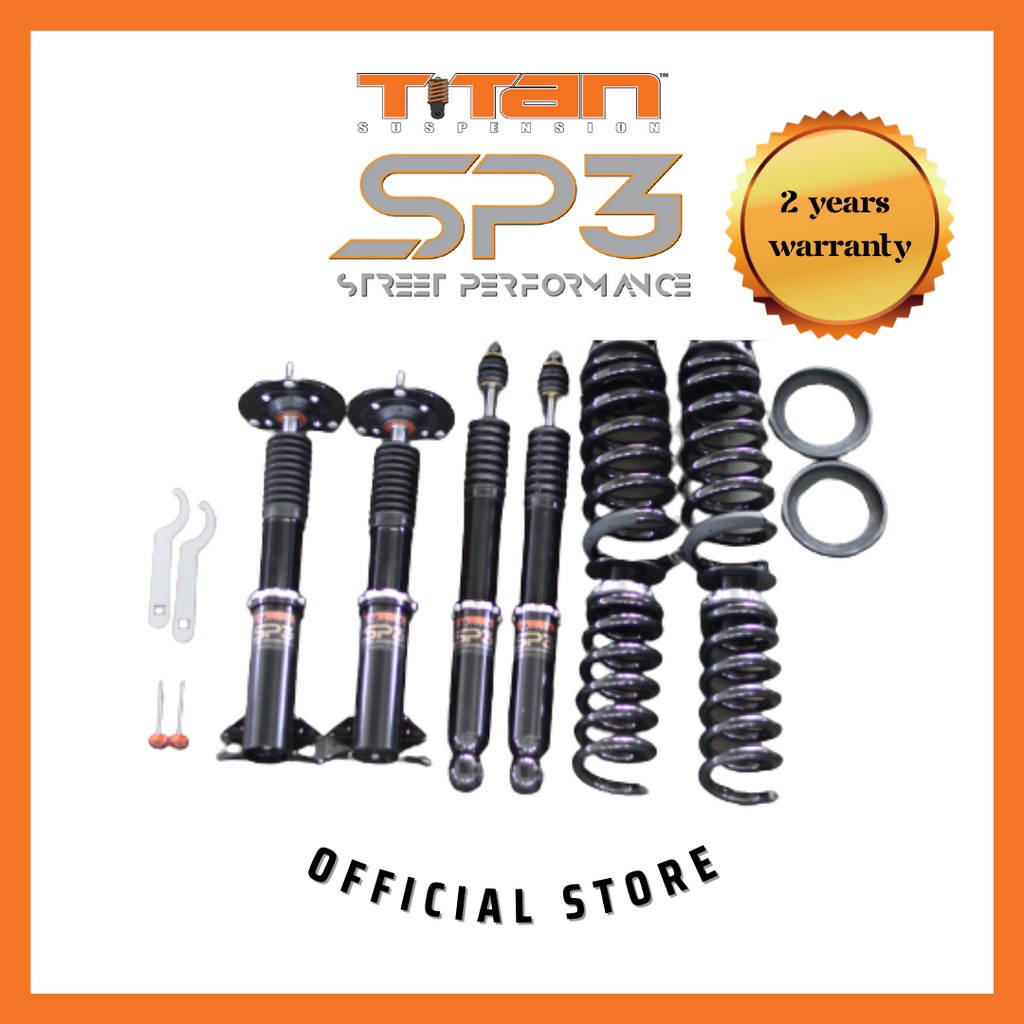 TiTAN SP-3 Airmatic Conversion Kit Mercedes Benz SL-CLASS R230 Shock ...