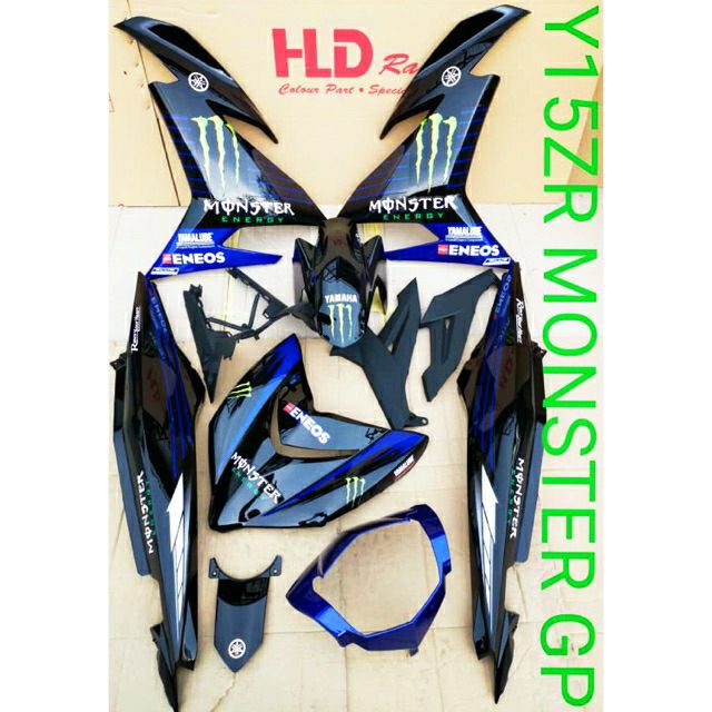 Ready Stok HLD coverset Y15/Y15ZR V1/V2 coverset monster gp ysuku ...