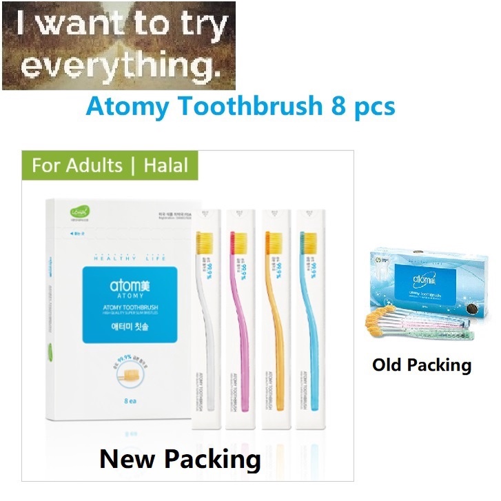 🚀Atomy Toothbrush 🚀 High Quality Anti-Bacteria Brush 1 box (8pieces ...