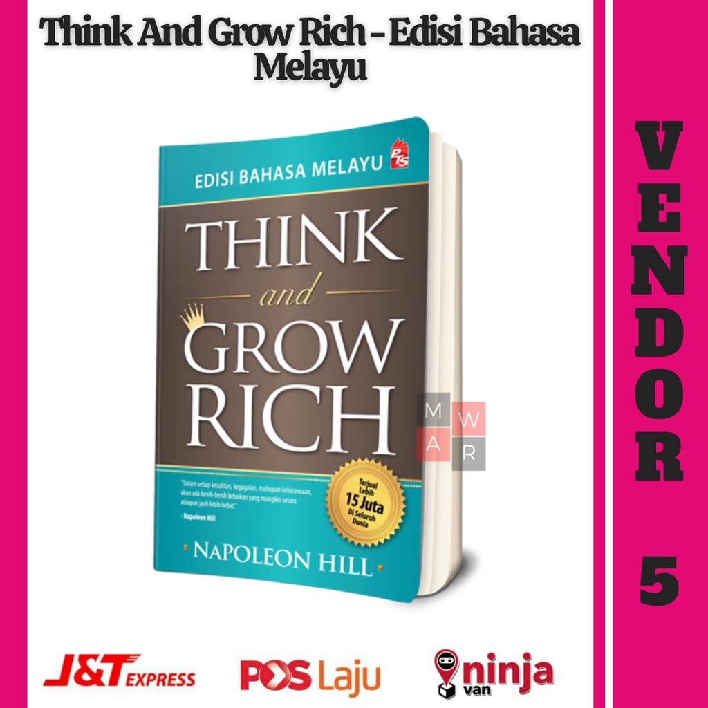 Buku Pts Think And Grow Rich Edisi Bahasa Melayu Oleh Napoleon Hill